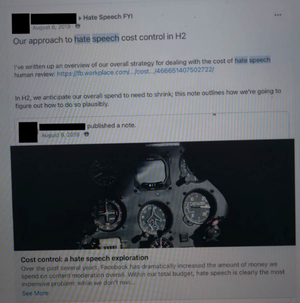 Facebook Tries To Keep Costs Down When Policing Hate Speech