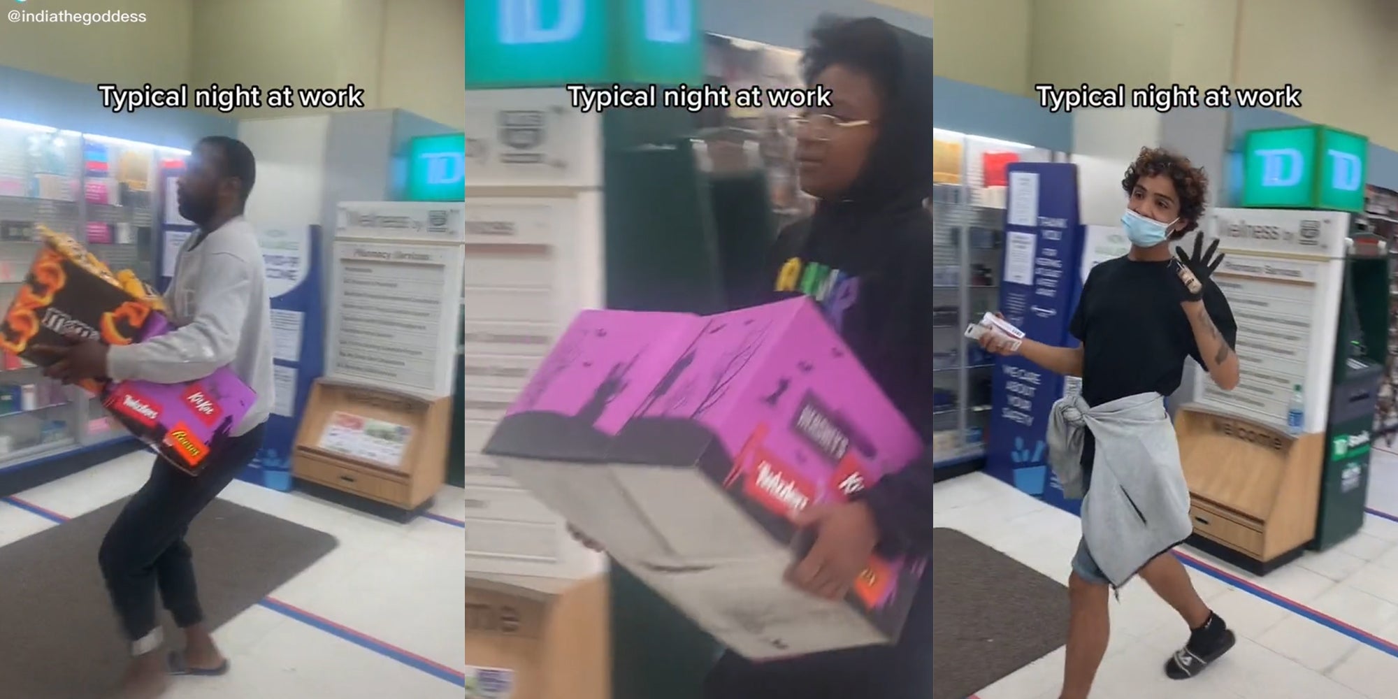 Security Worker's Viral TikTok Video Shows People Stealing from Rite-Aid