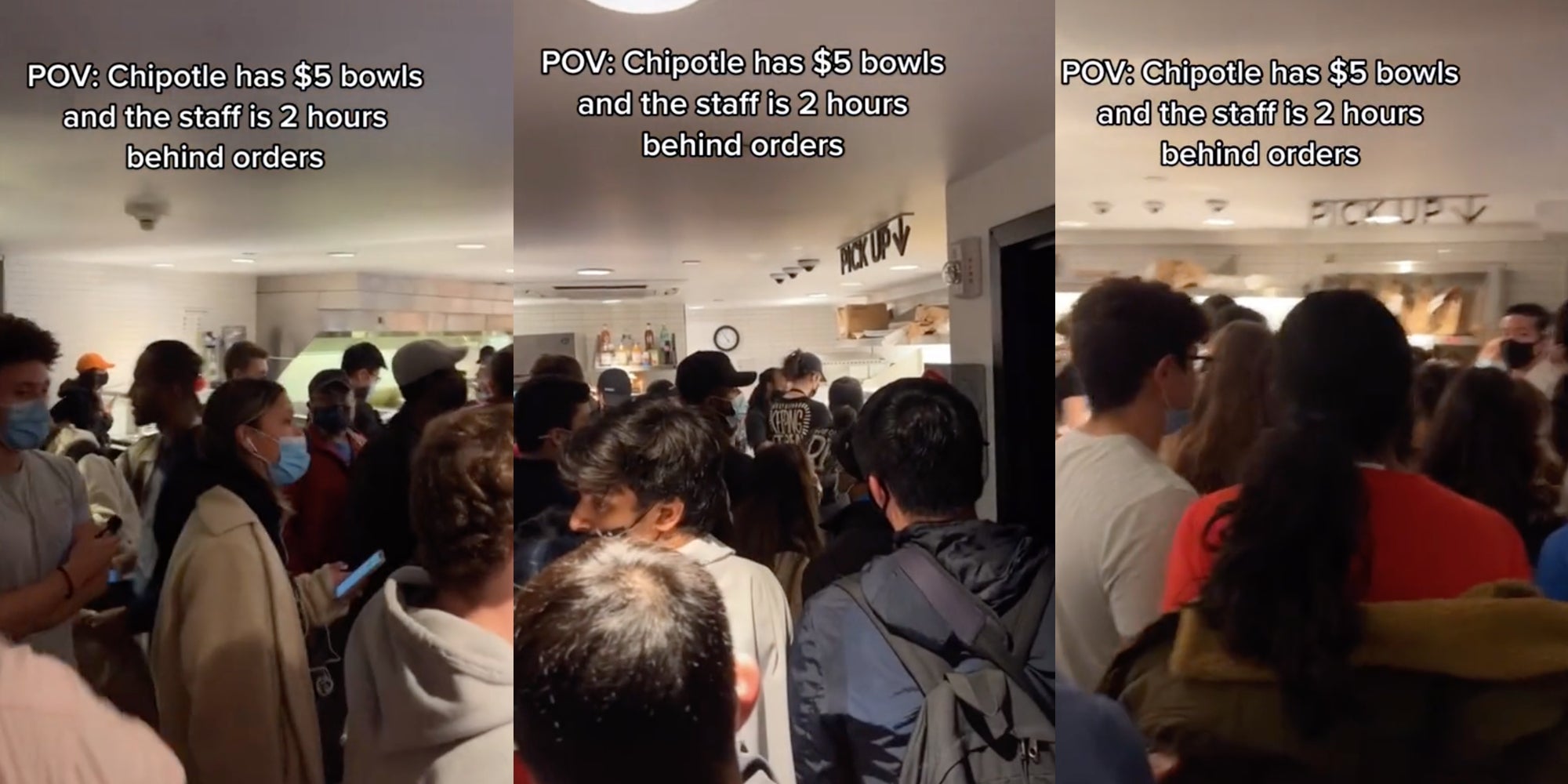 Video of Packed Chipotle Restaurant Sparks Debate Among Viewers