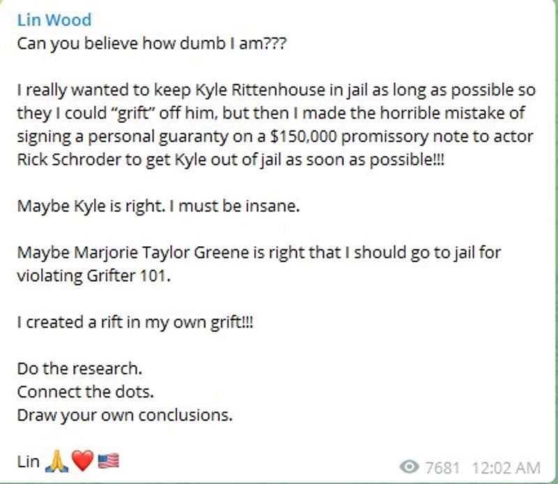 QAnon Divided Over Kyle Rittenhouse Criticism Of Lin Wood