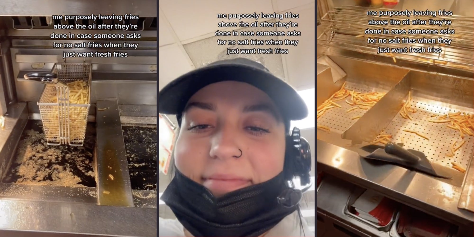 No Salt Fries Tiktok Mcdonalds Worker Has Answer To Fresh Fries Hack