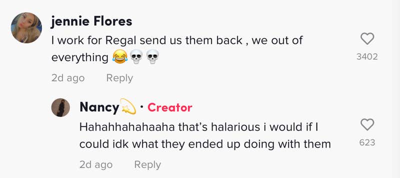 AMC Worker Gets Regal Popcorn Buckets in Viral TikTok