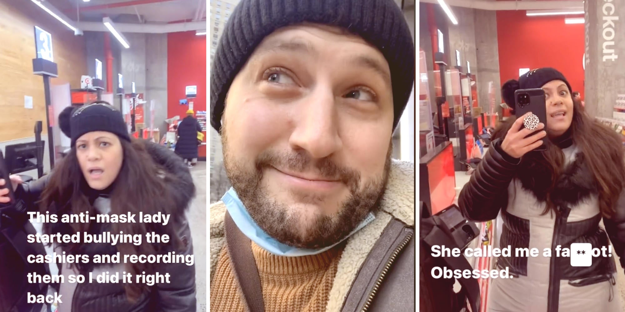 'Target Tammy' Berates Worker, Refuses Mask, Calls TikToker a Gay Slur