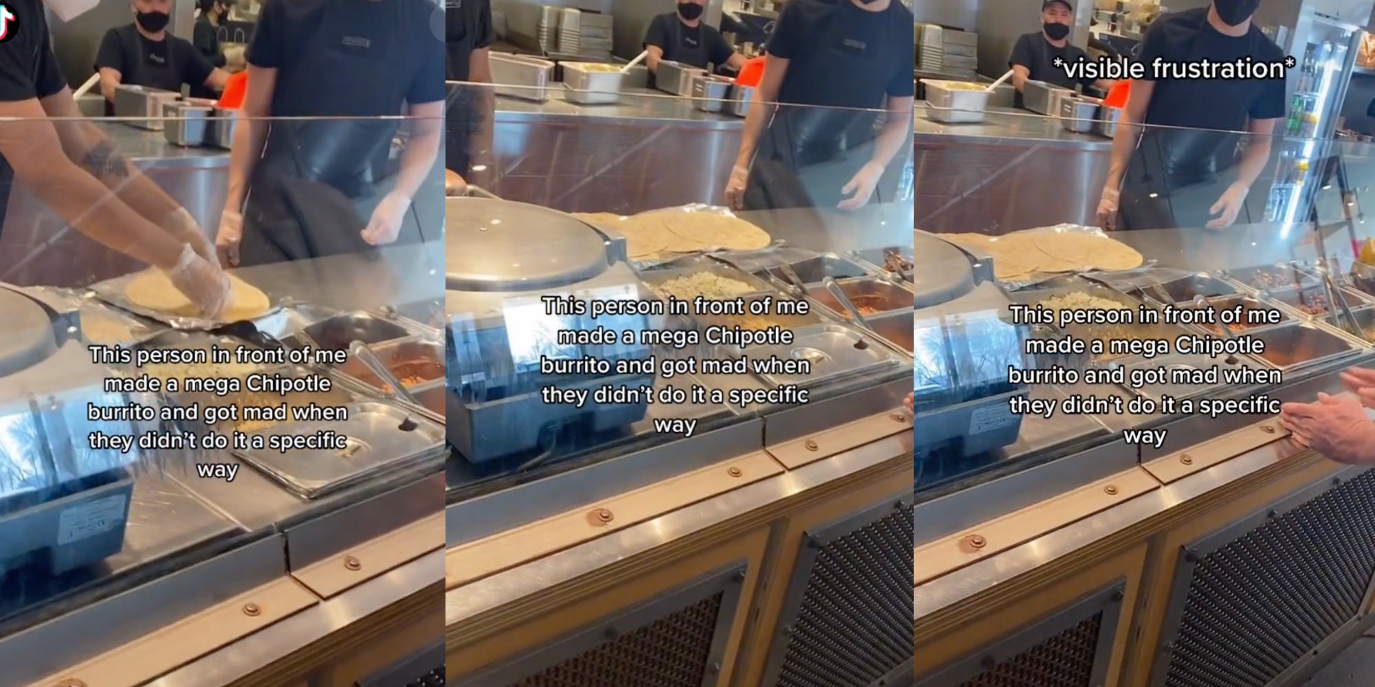 ‘viral Tiktok Shows Employees Frustrated By Mega Burrito Order