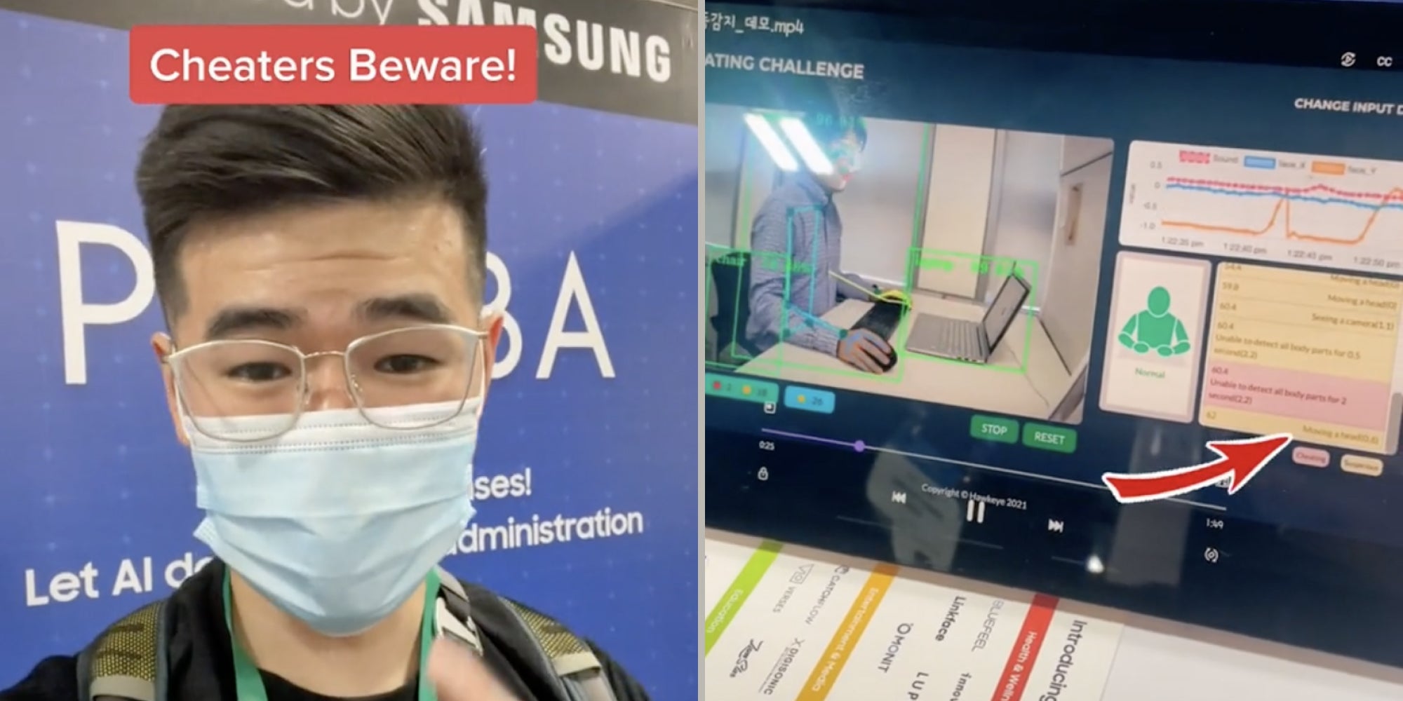 Anti-Cheating Software from Samsung Showcase Goes Viral on TikTok
