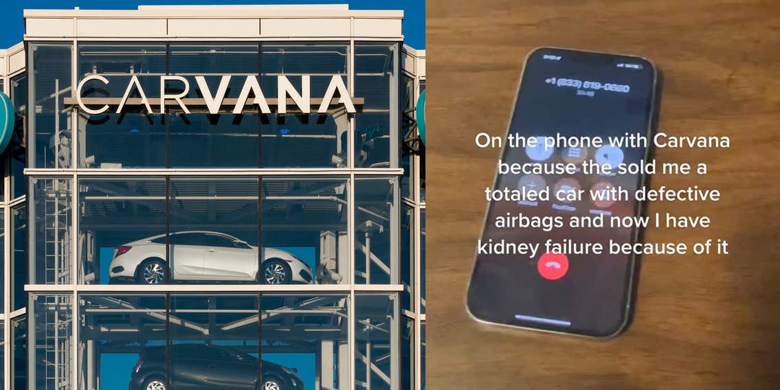 TikToker Says Bad Car From Carvana Led To Permanent Kidney Damage