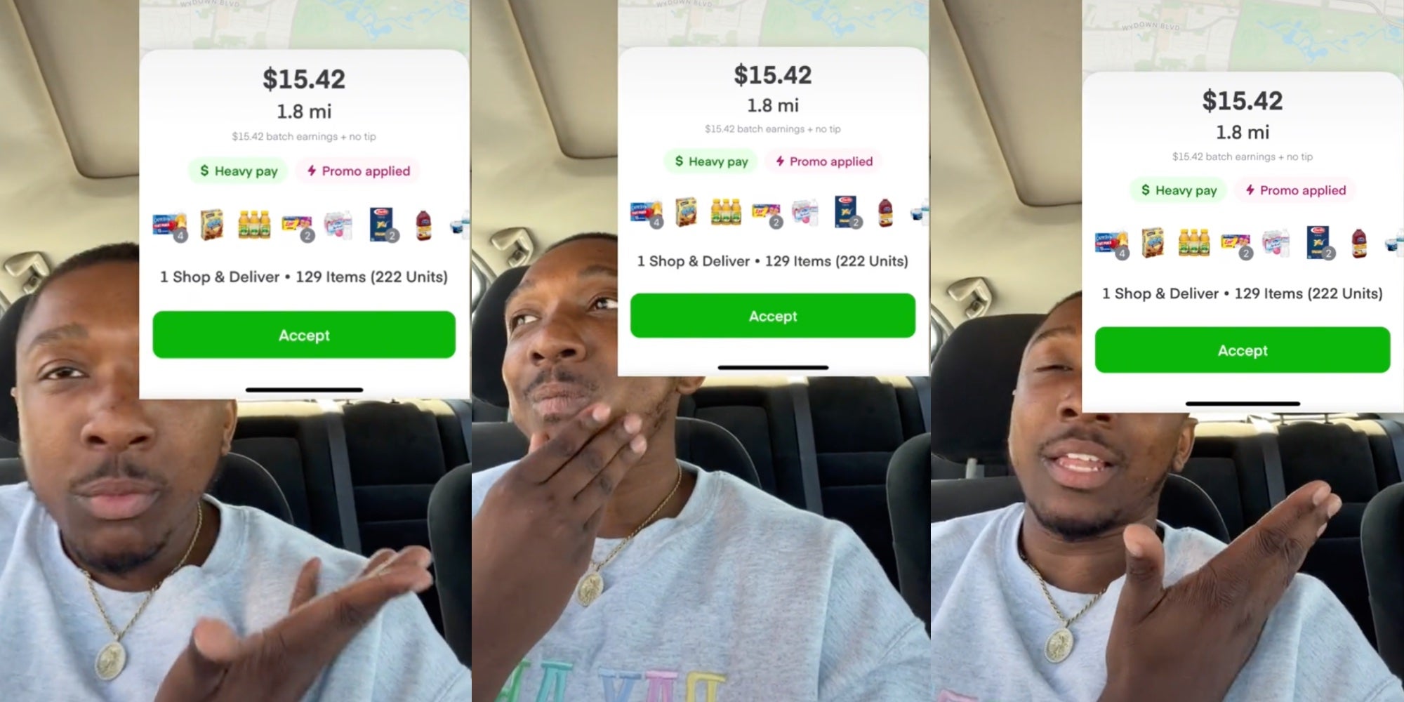 Instacart Shopper Shows 222-Item Order Pays $15.42 in Viral TikTok
