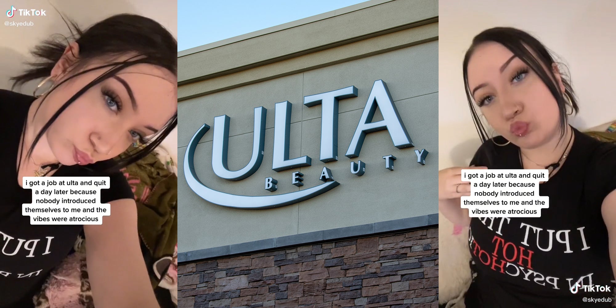 ‘The vibes were atrocious’: TikToker immediately quits new job at Ulta ...