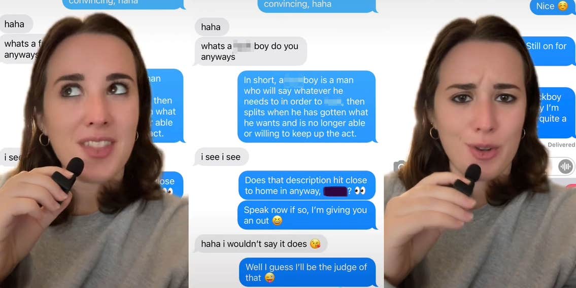 TikToker Shares Her Definition of 'F*ckboy,' Sparking Debate
