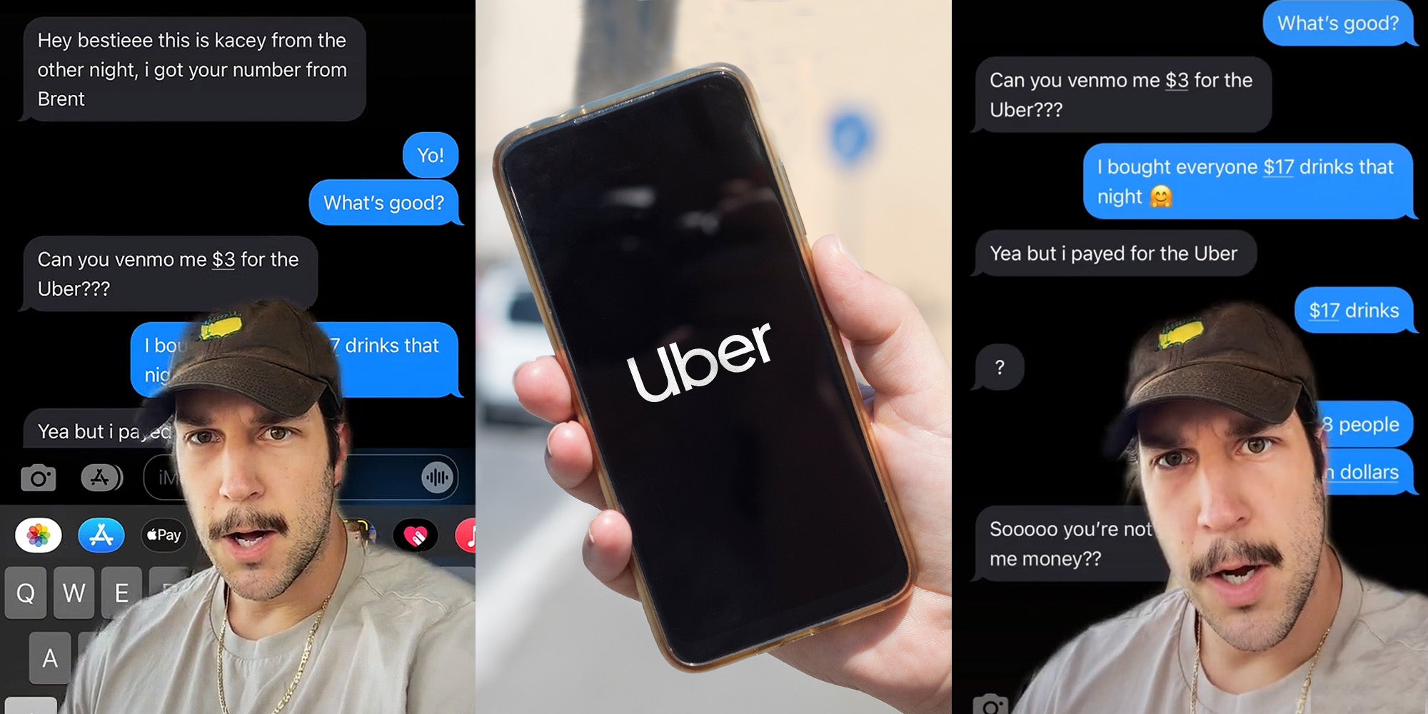 Man Says His Friend Asked Him to Venmo $3 for Uber