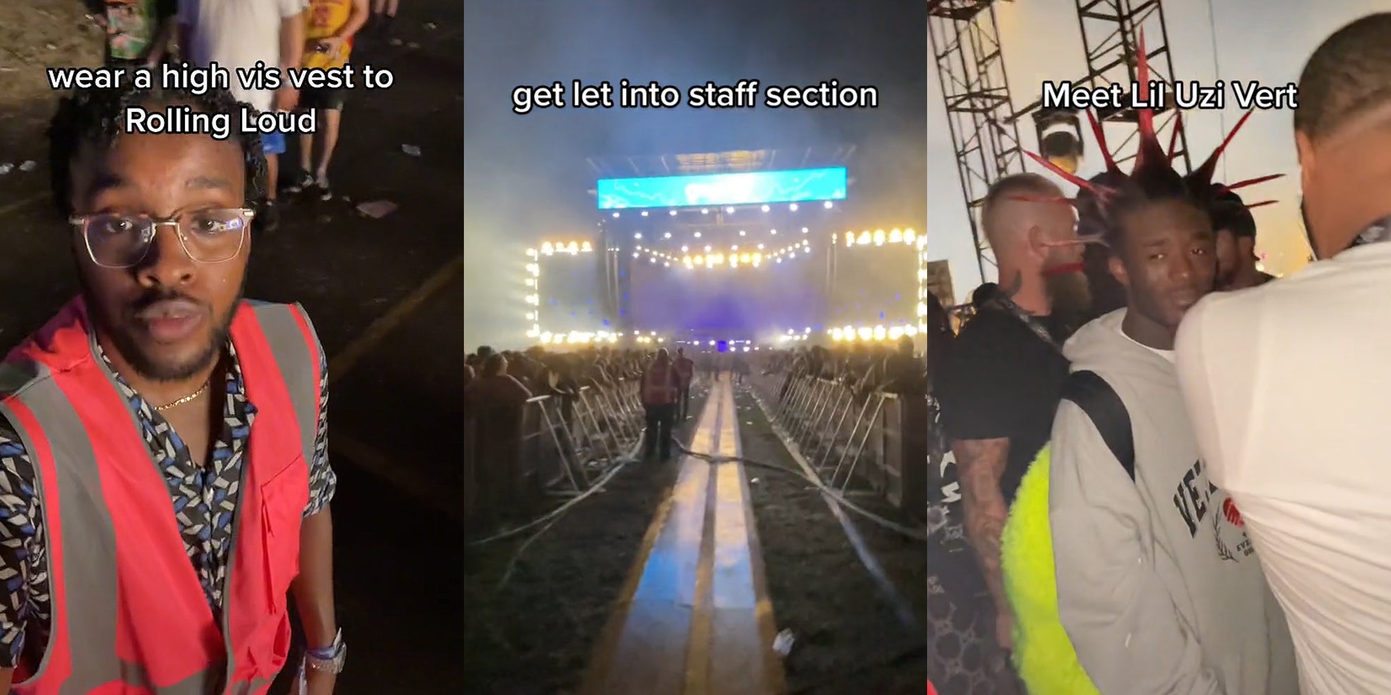 TikToker Mistaken for Rolling Loud Staff, Gets to Meet Celebrities