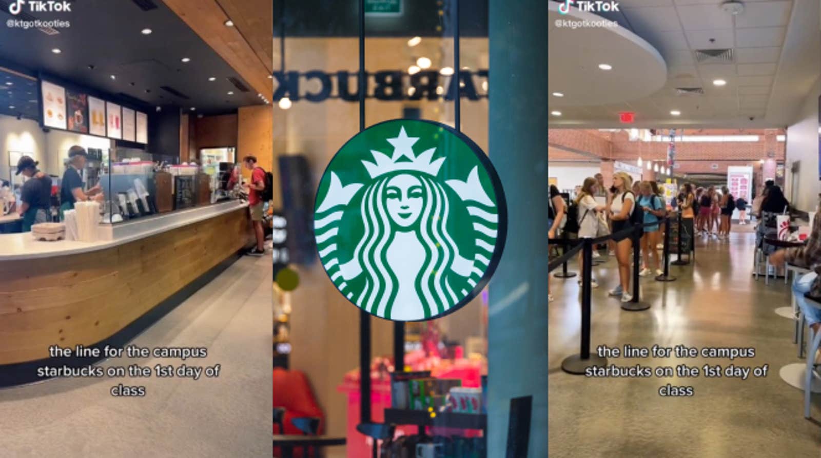 Busy Starbucks on College Campus Sparks Debate