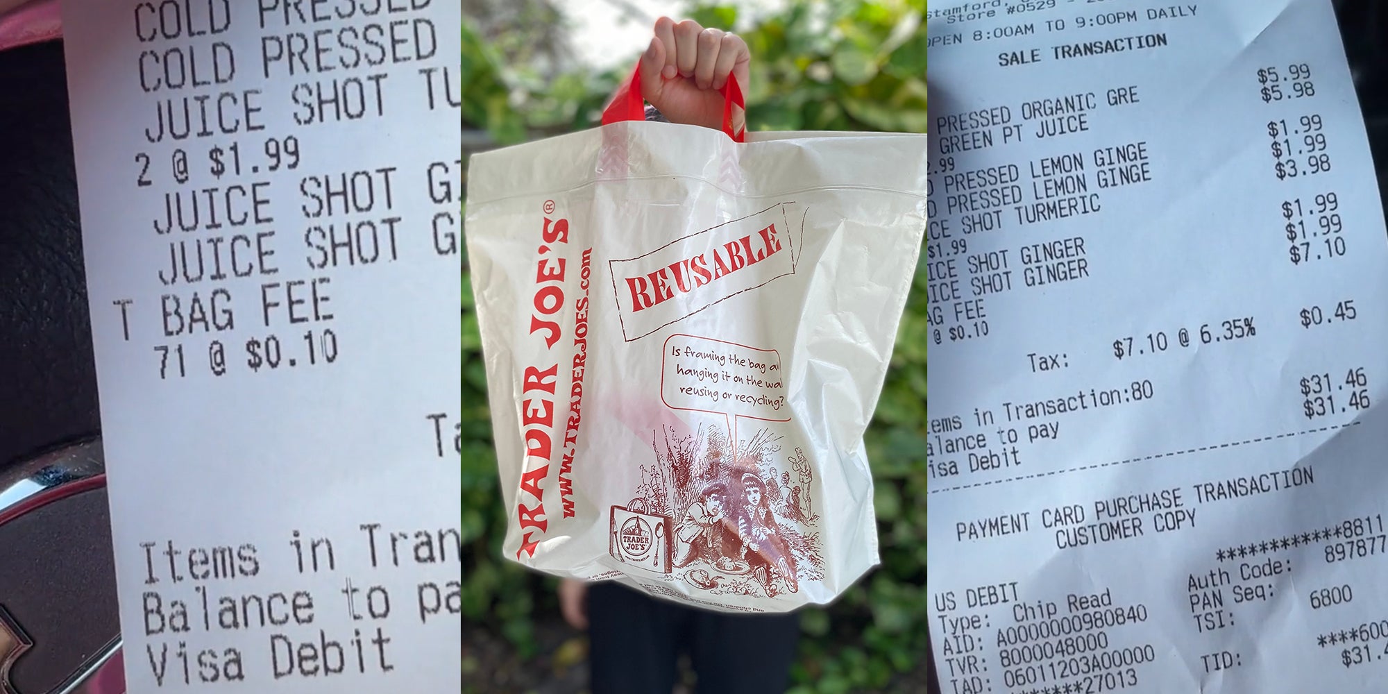 Customer Gets Charged for 71 Bags at Trader Joe’s