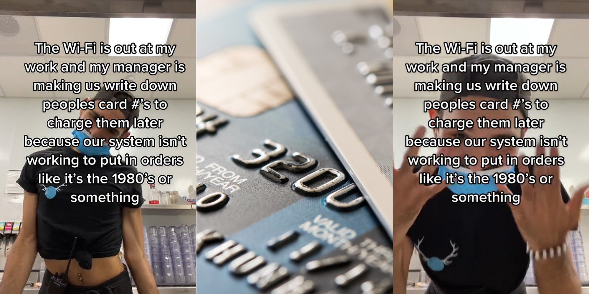 Worker Says They Had To Write Down Customers’ Card Numbers