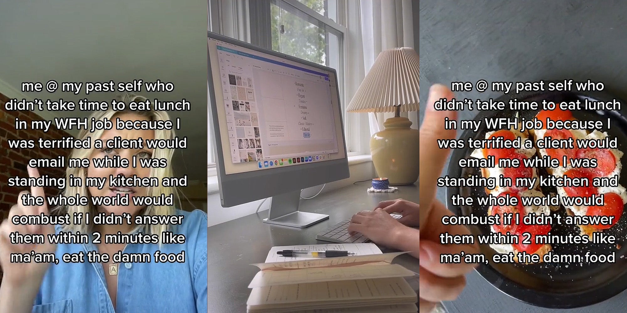 TikToker Discusses Skipping Lunch During Work from home Job tiktoker-discusses-skipping-lunch-during-work-from-home-job