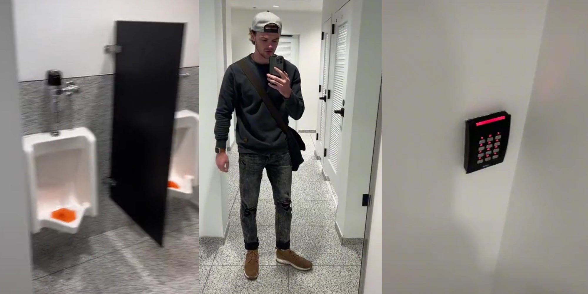 New Employee Gets Stuck in Bathroom That Requires Key Card to Exit