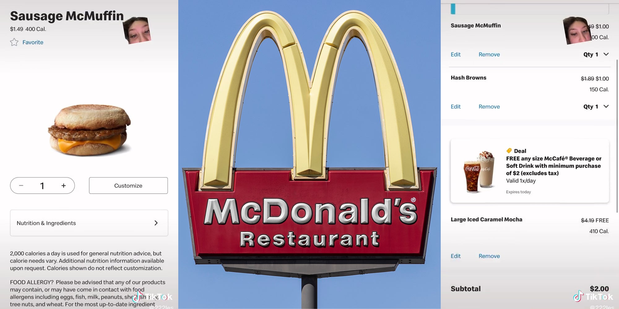 Mcdonalds App Breakfast Hack