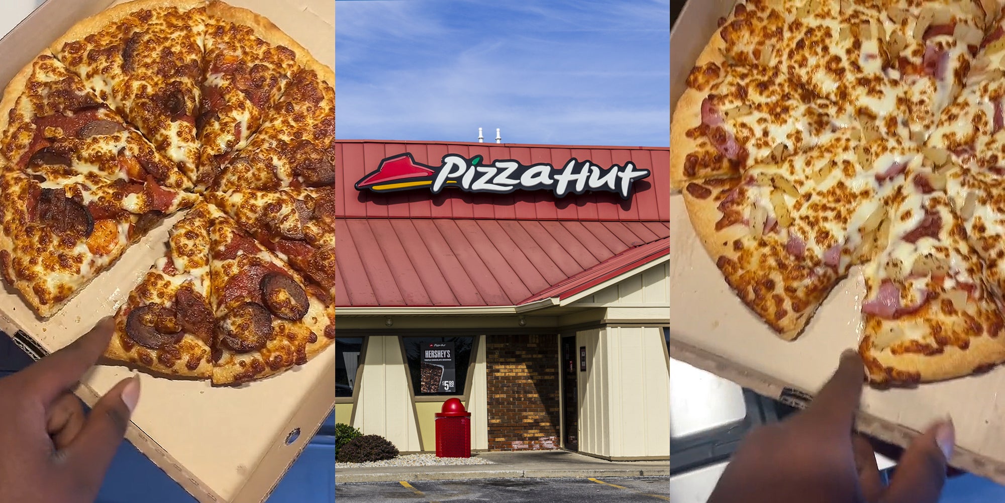 Customer Accuses Pizza Hut Workers of Using Hack To Take Slices
