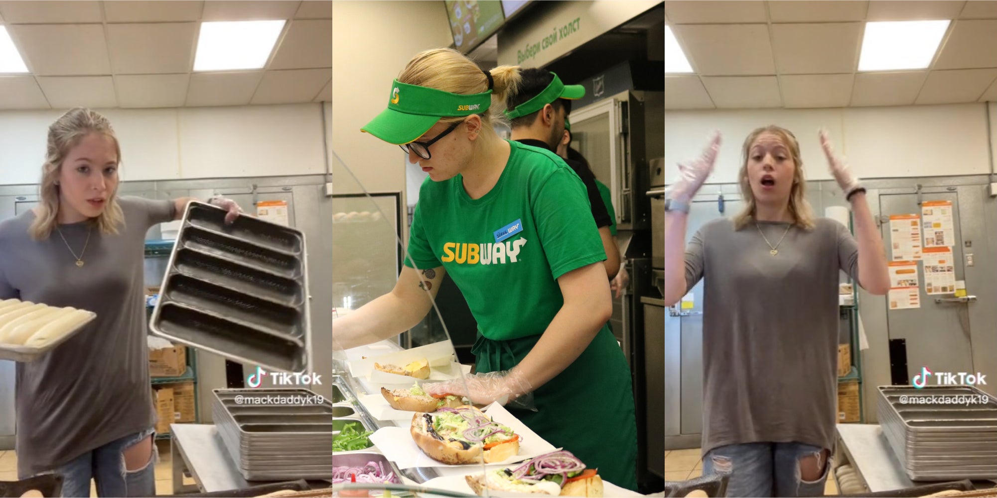 Subway Worker Calls Out Co-worker for Failing to Close Properly