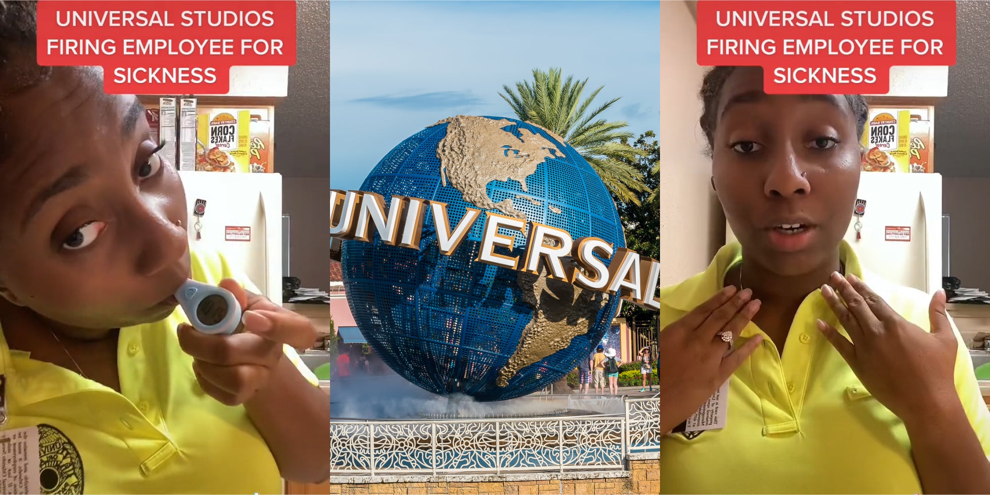 Universal Studios Worker Says She Almost Got Fired for Being Sick