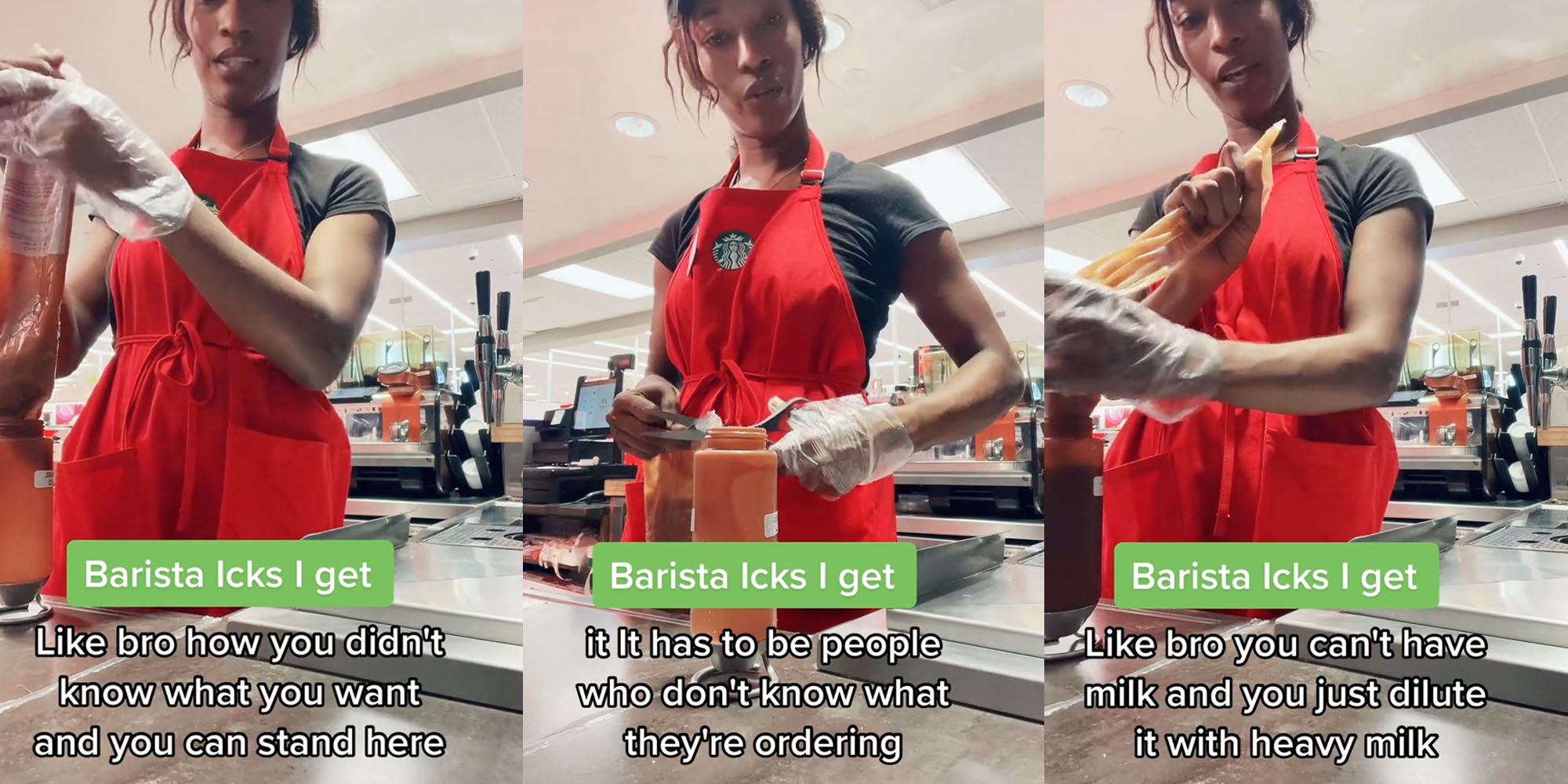 Starbucks Worker Shares Barista Icks On Tiktok