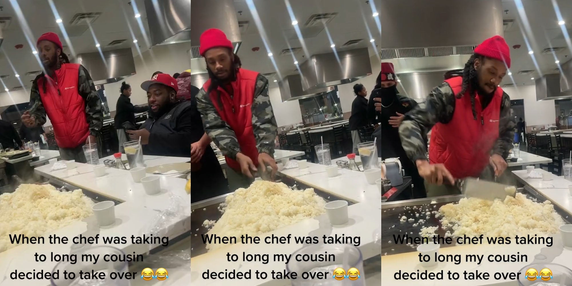 Customer Takes Over Hibachi Grill Since Chef Took 'Too Long'