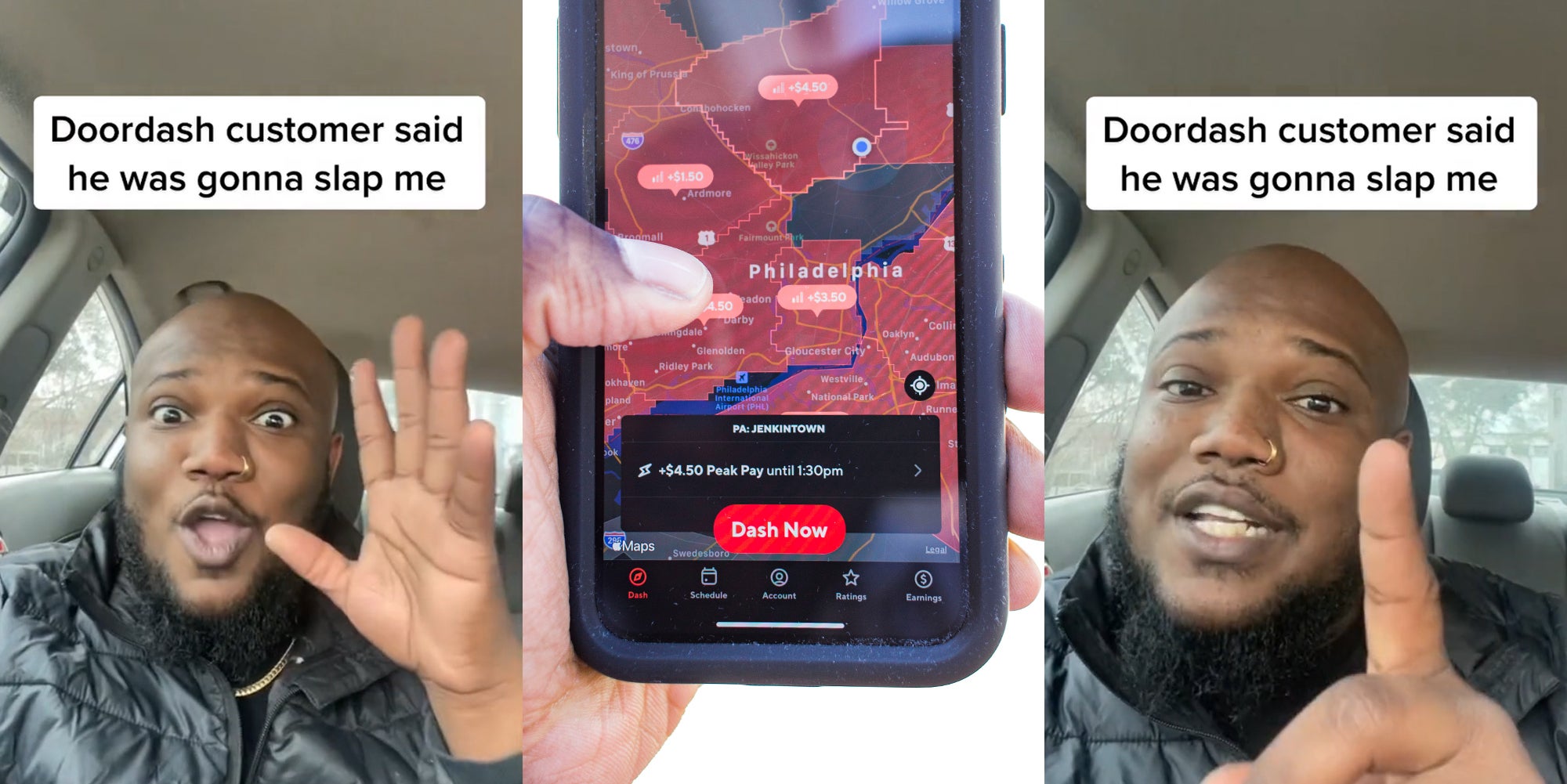 DoorDash Driver Says Customer Threatened to Slap Him