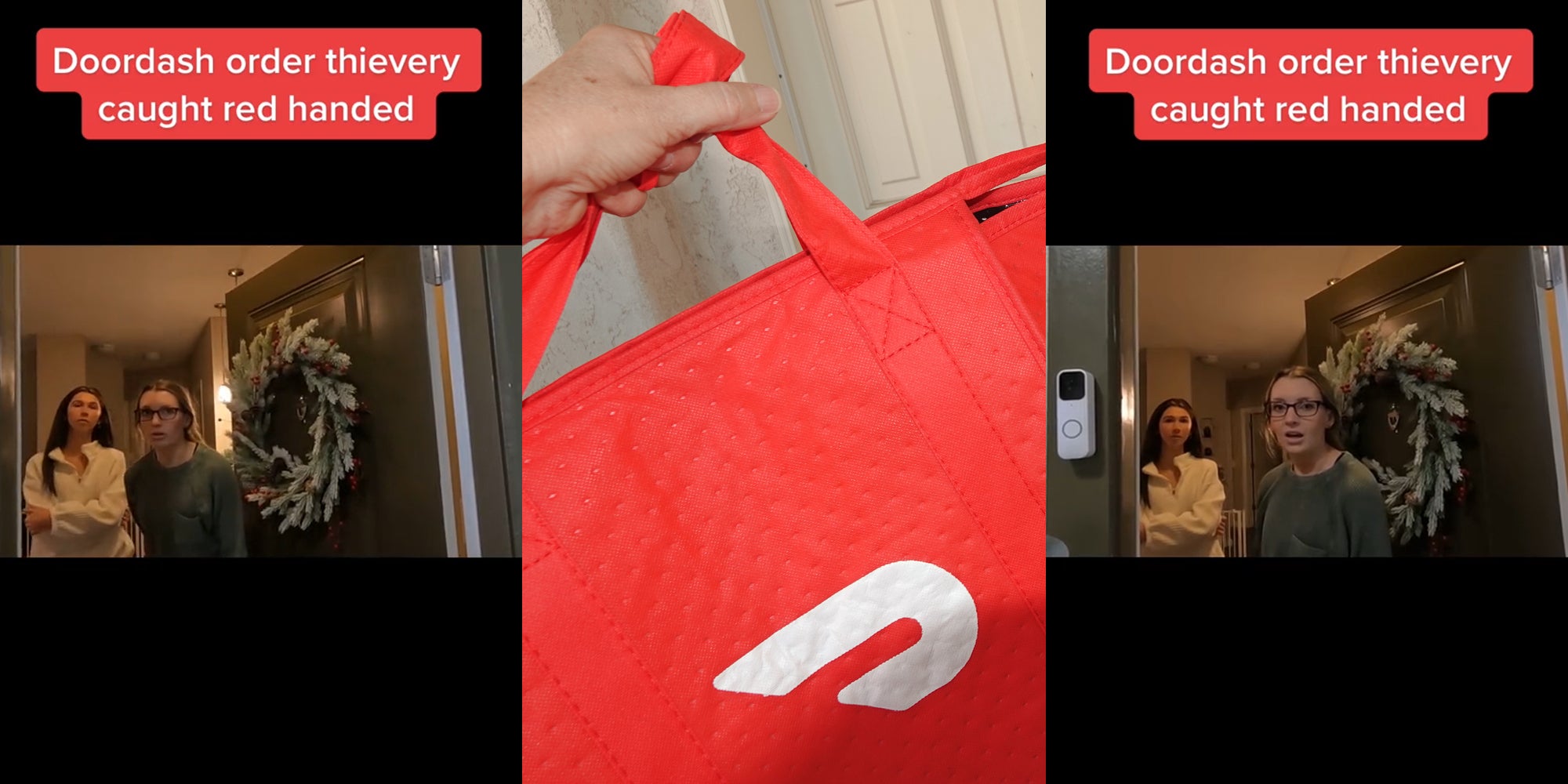 DoorDash Driver Confronts Women Who Took Other Person's Food