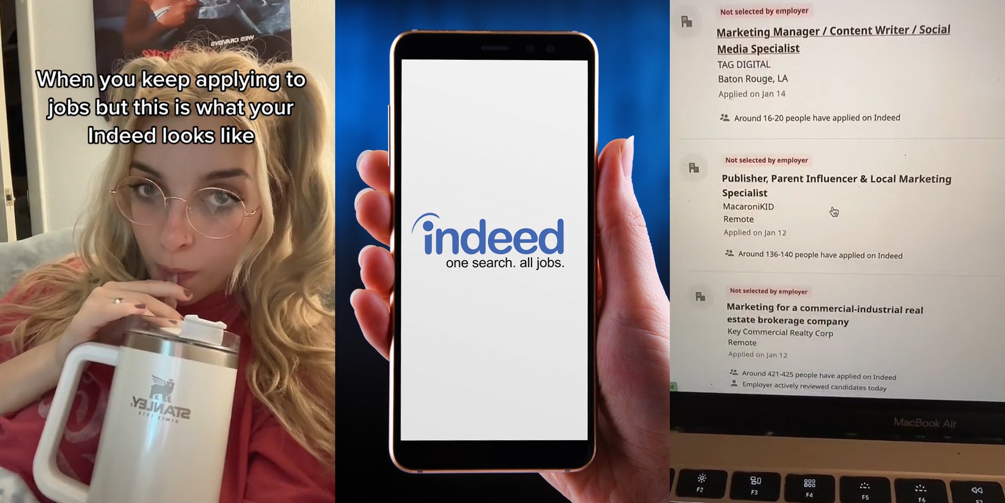 Worker Applies to 80 Jobs on Indeed—And Gets No Responses
