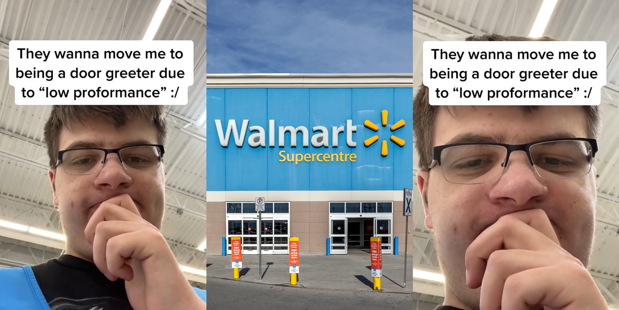 Walmart Worker Moved to Door Greeting After Low Performance