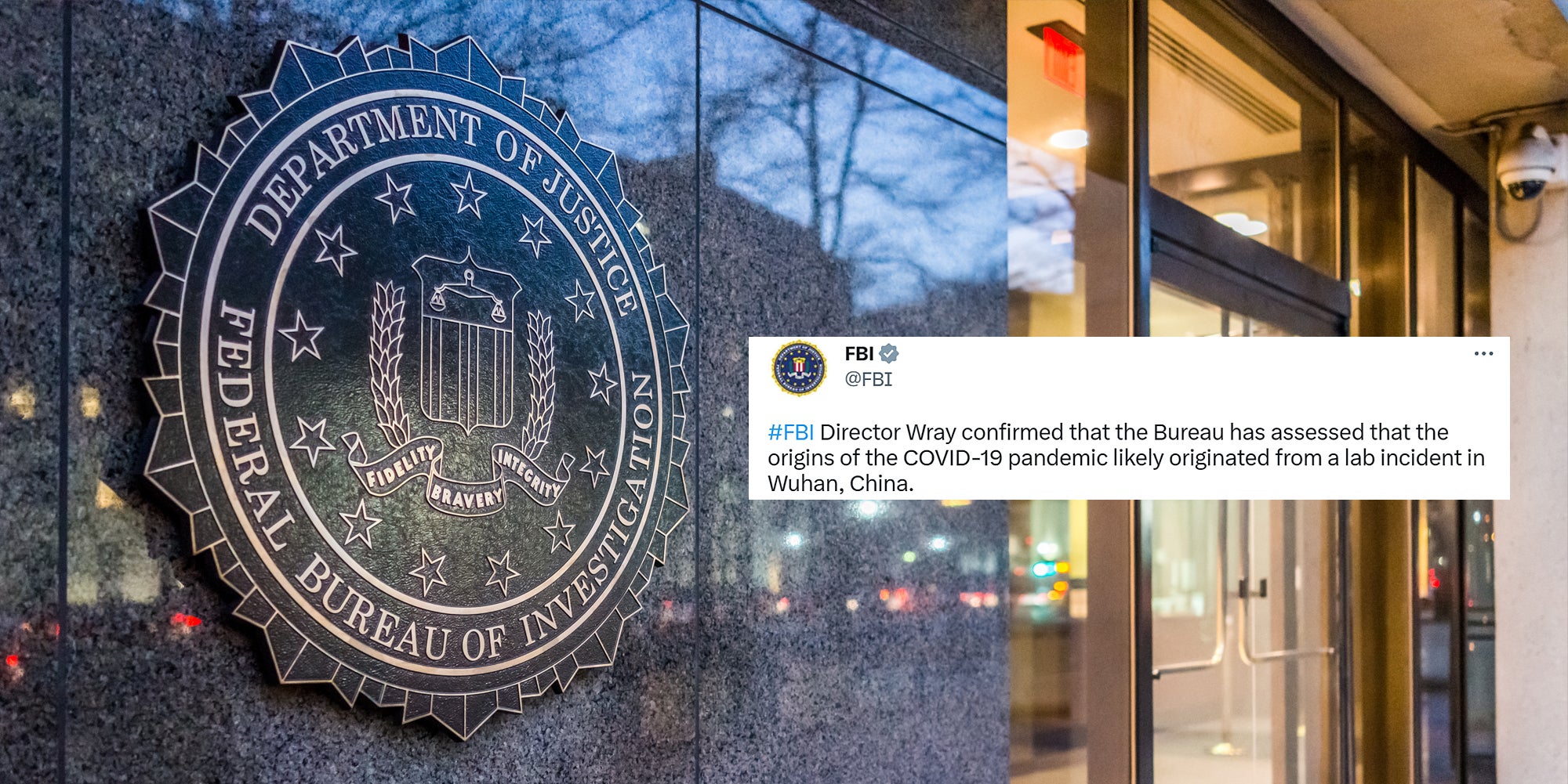 The FBI's COVID-19 Lab Leak Tweet Is Sending Twitter Into Chaos