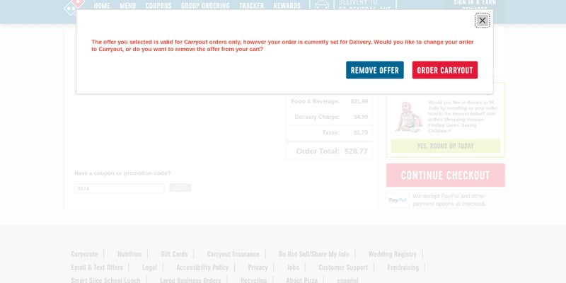 Domino's Customer Shares Hack to Get 40% Off Large Pizzas