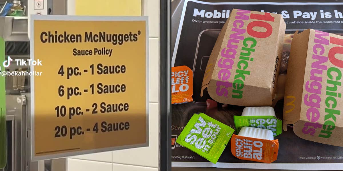Mcdonalds Customer Complains About Sauce Policy At Drive Thru