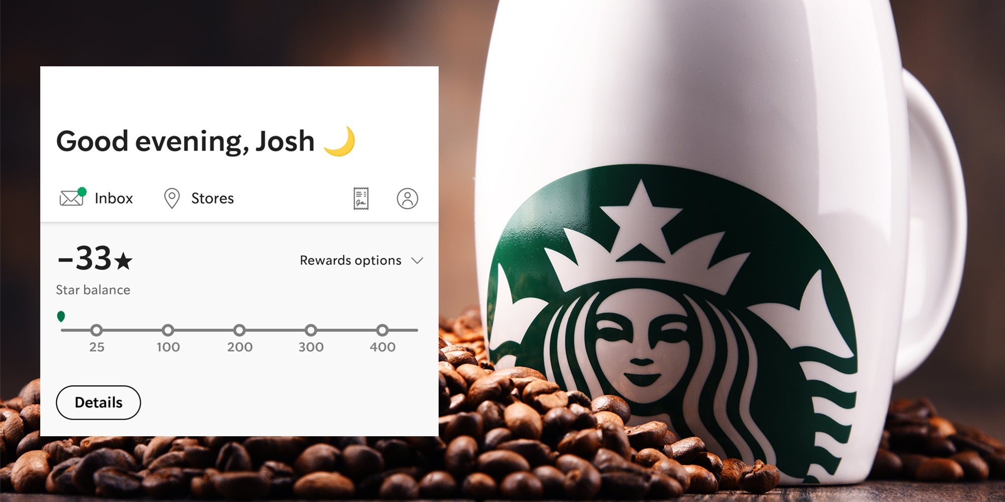 Customer Says Starbucks App Mistakenly Gave Him Too Many Stars