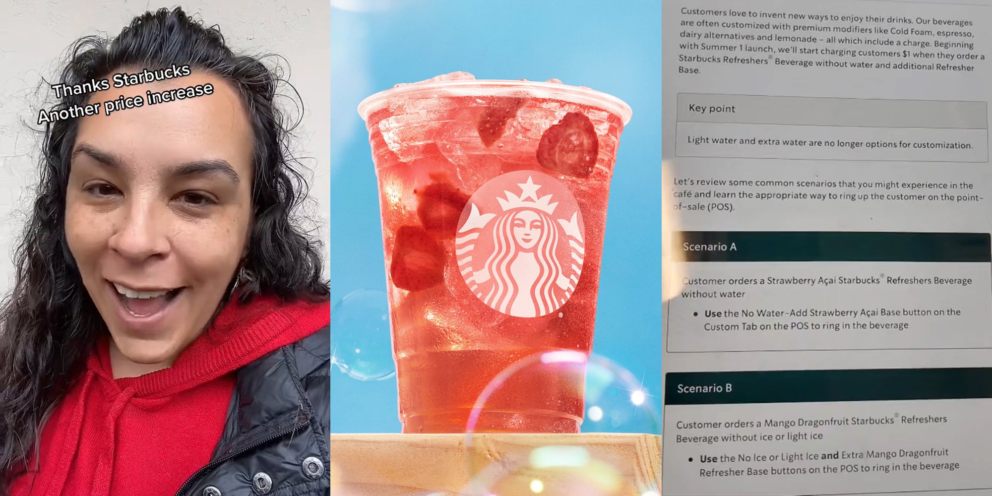 Customer Says Starbucks Will Start Charging For Light Ice No Water