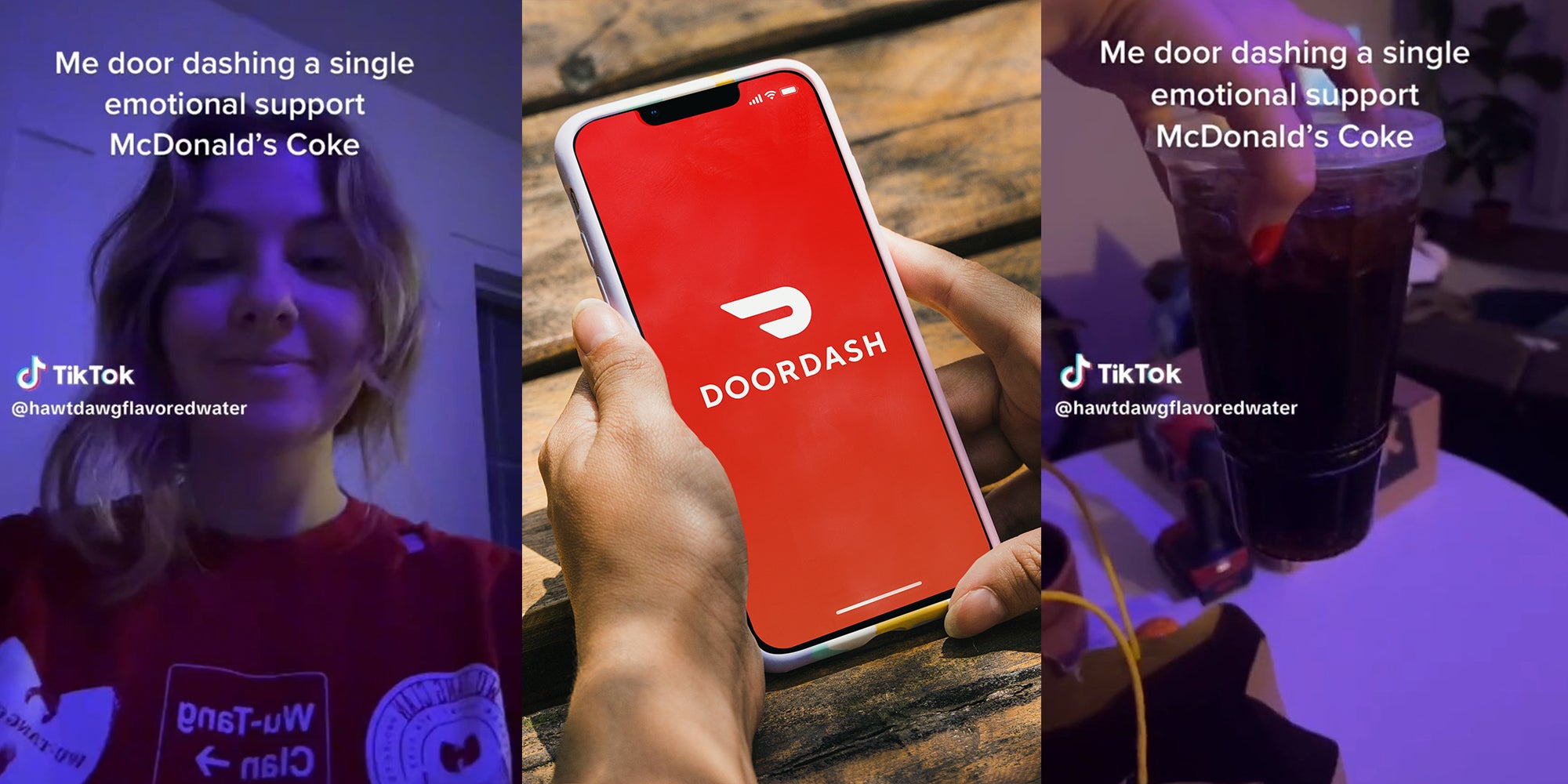 Woman DoorDashes an 'Emotional Support' McDonald's Coke