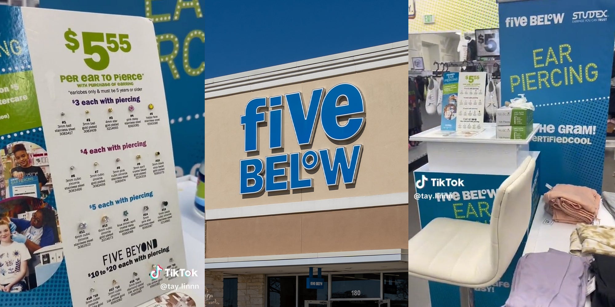 Five Below Charging $5.55 for Ear Piercings in-Store