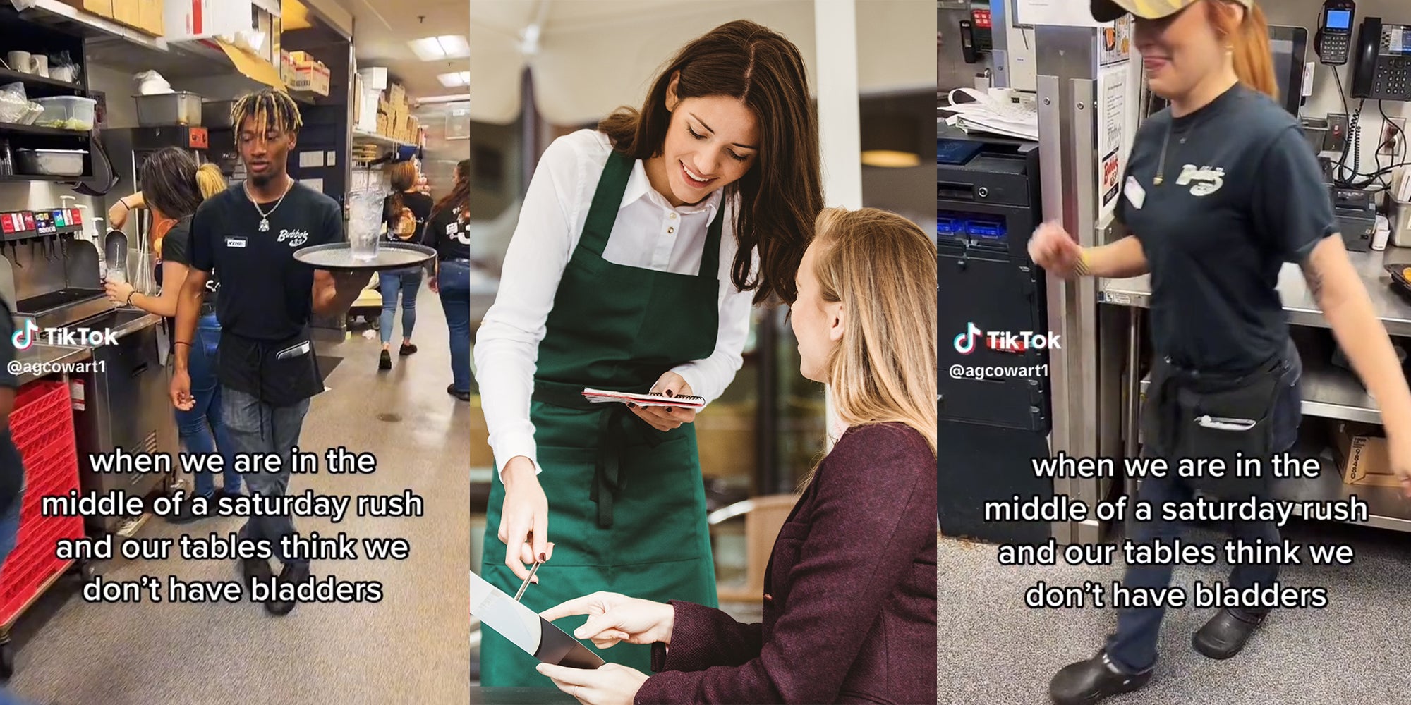 Servers Share Pain Of Having to Wait Tables During Rush