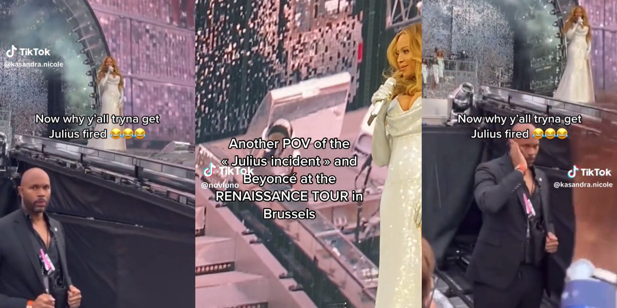 'She’s about to move Julius backstage': Video shows fans cheering at ...