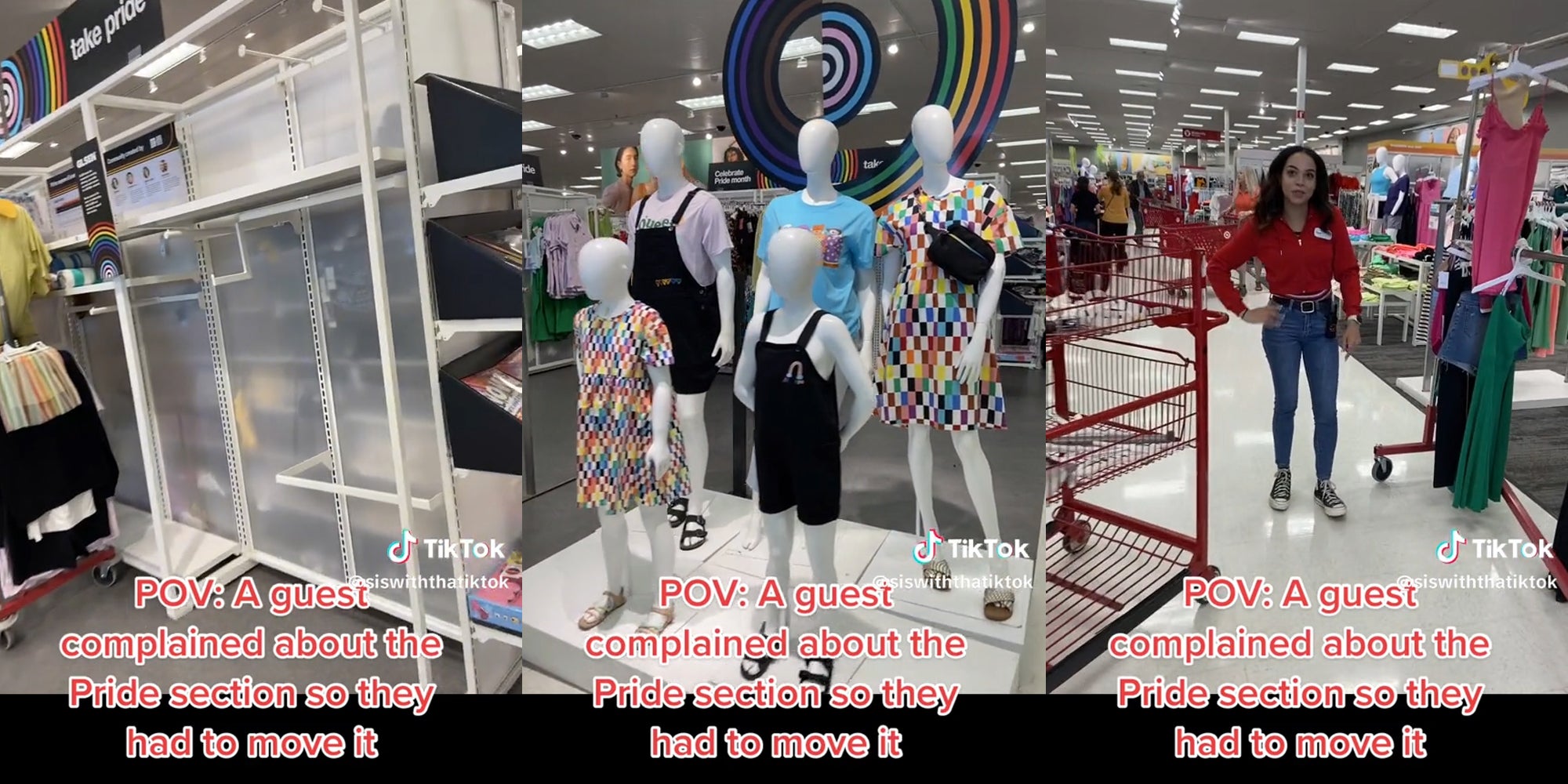 Worker Claims Target Moved Pride Section to the Back of the Store