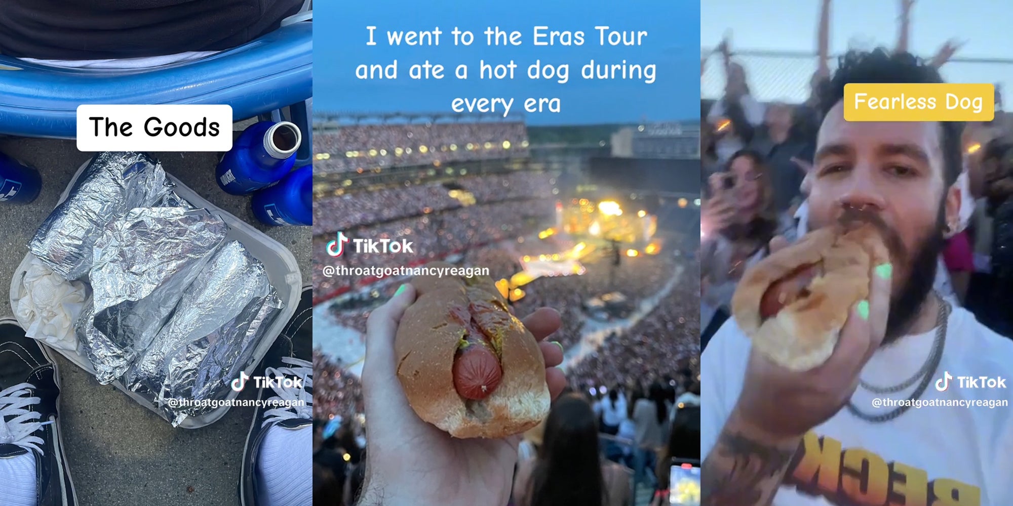 Taylor Swift fan goes viral on TikTok for eating a hot dog for each era ...