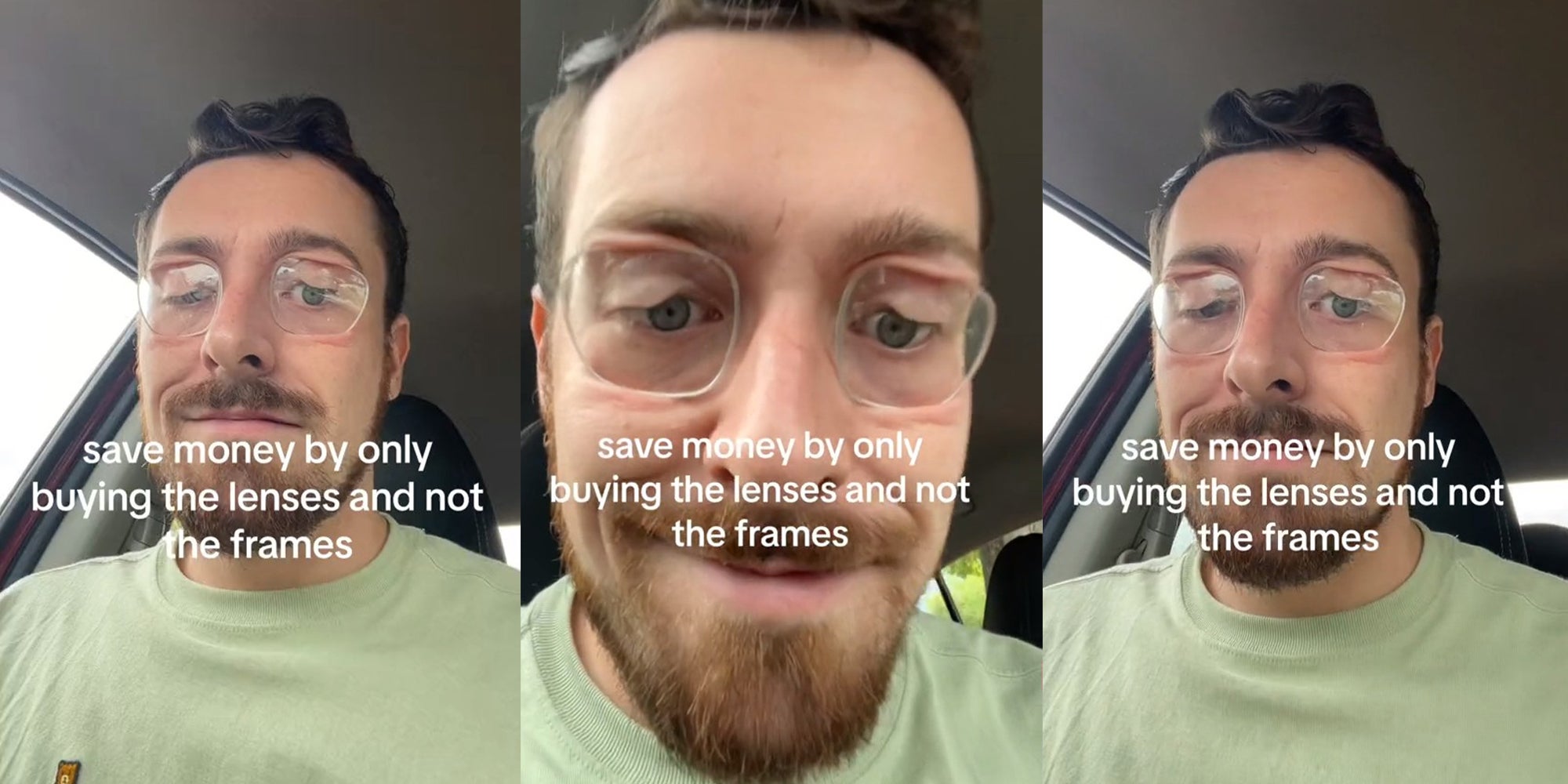 Man Shares 'Secret' For Saving Money on Glasses