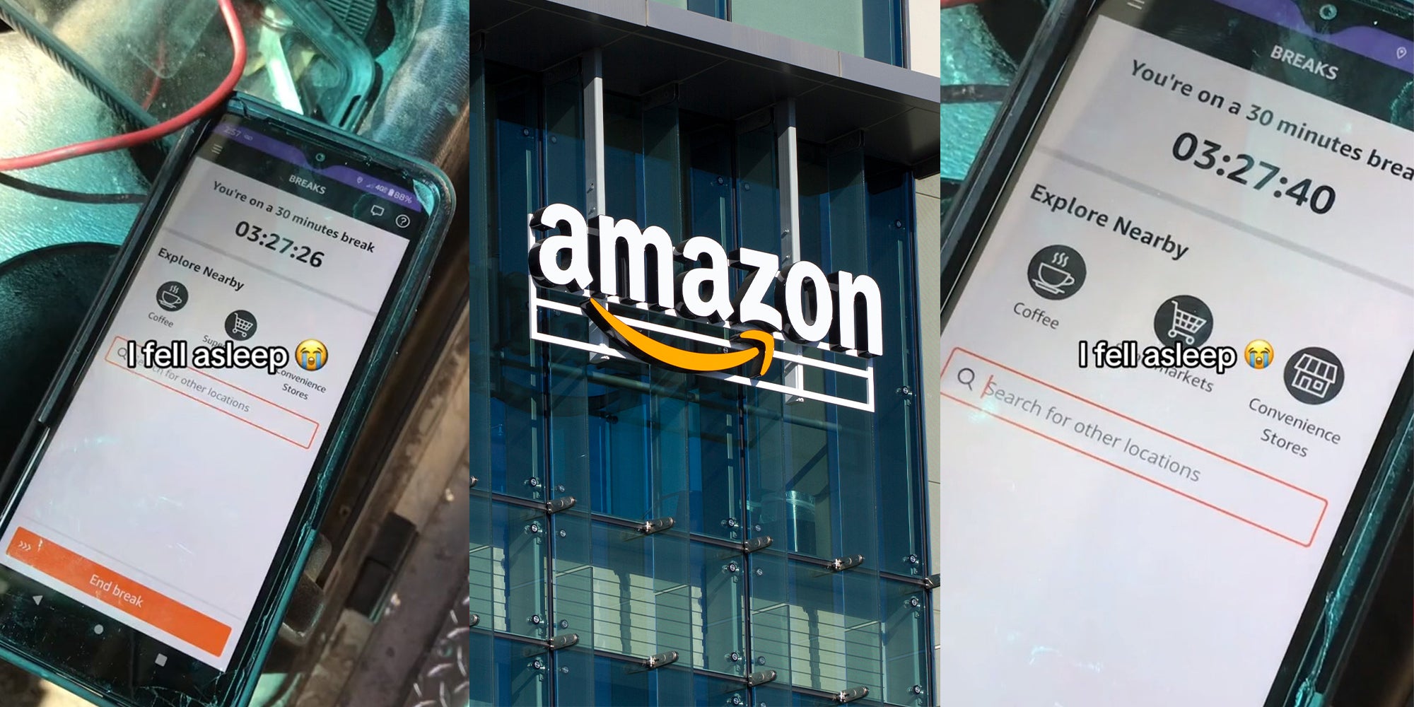 Amazon Worker Takes 3-Hour Nap During 30-Minute Break