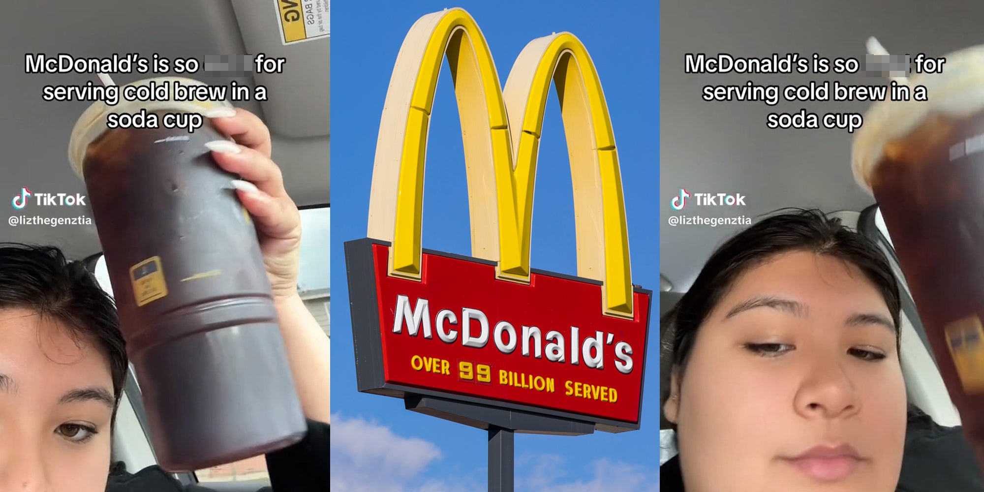 McDonald’s Customer Shows Off Cold Brew in Giant Soda Cup