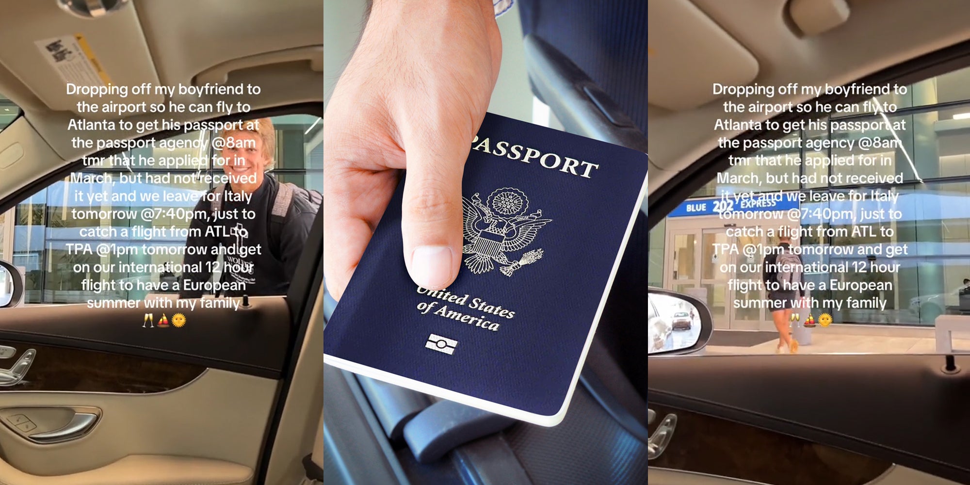 Man Takes 2 Flights To Get Passport 1 Day Before Trip