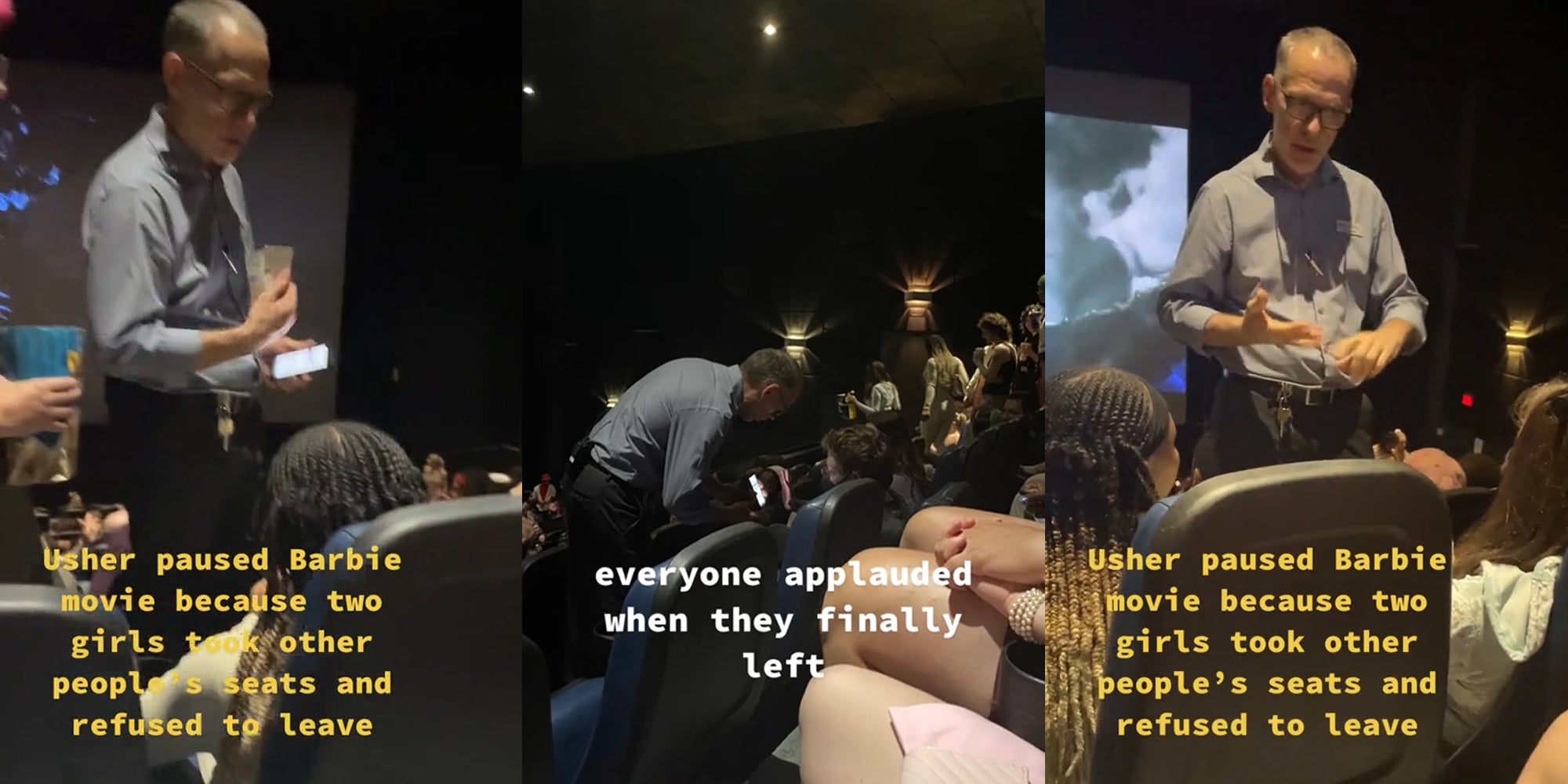 Usher Pauses 'Barbie' Screening When 2 Guests Steal Seats