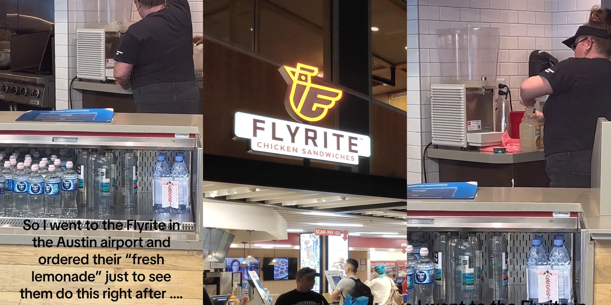 Traveler Orders 'Fresh Lemonade,' Workers Use Simply Lemonade