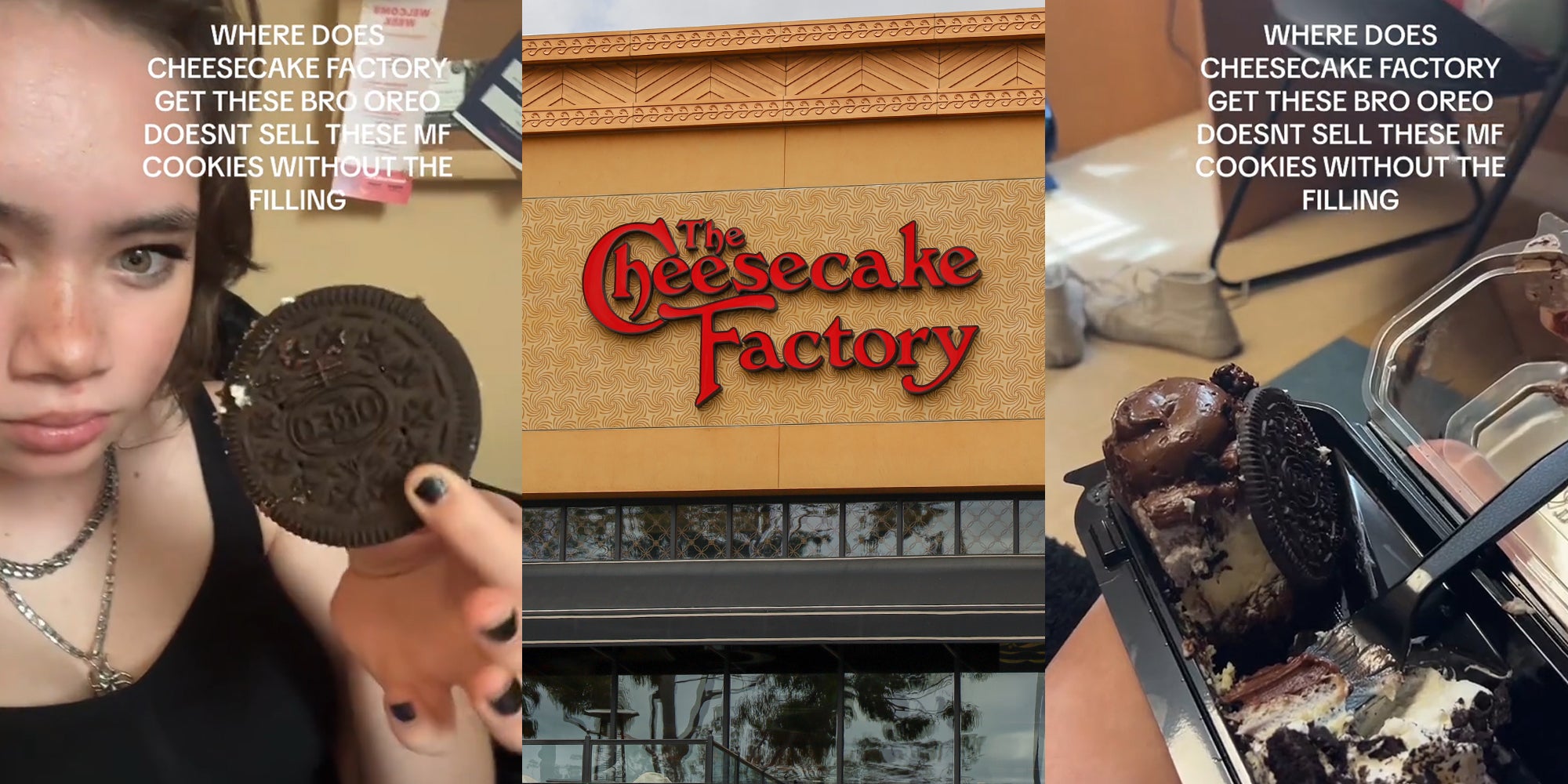 Cheesecake Factory Customer Wonders Where to Get Giant Oreos