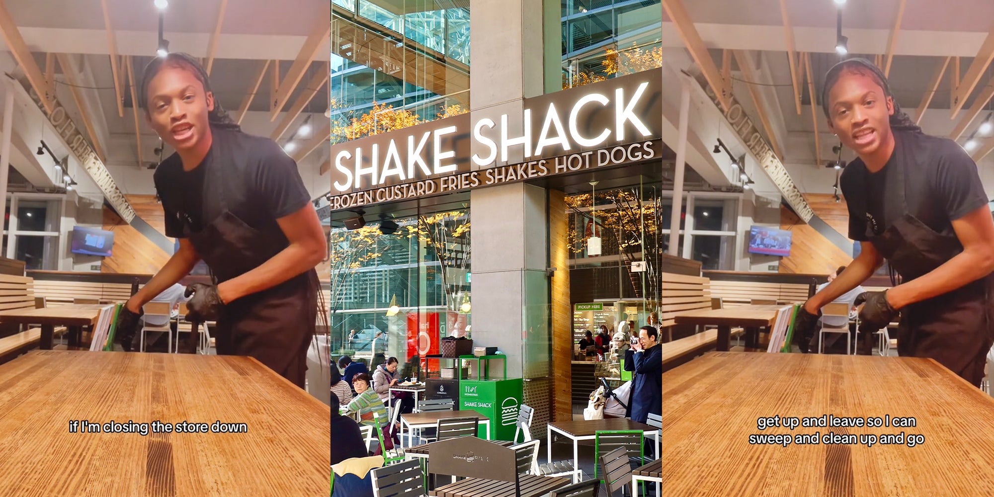 Shake Shack Worker Trash Talks Customers. They're Behind Him