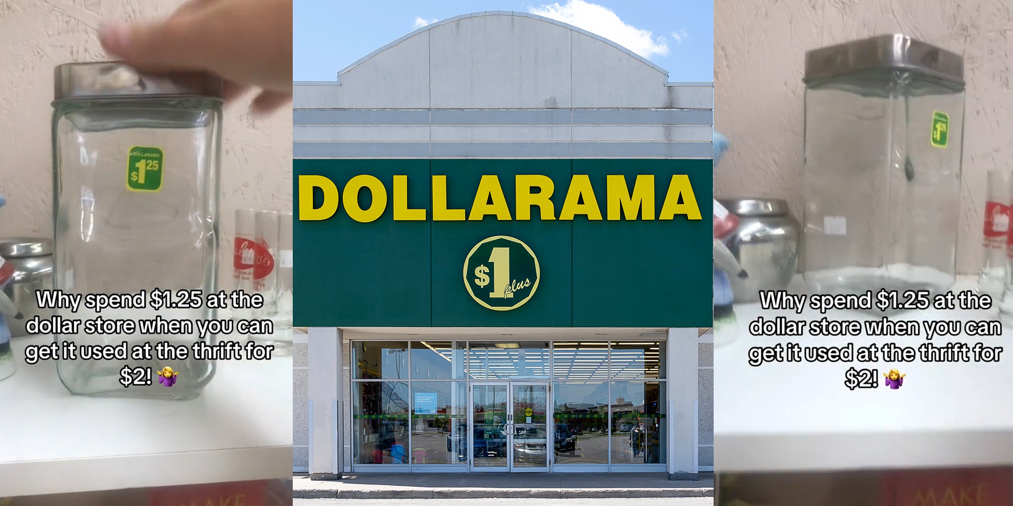 Thrift Store Shopper Spots $1.25 Dollarama Jar on Sale for $2